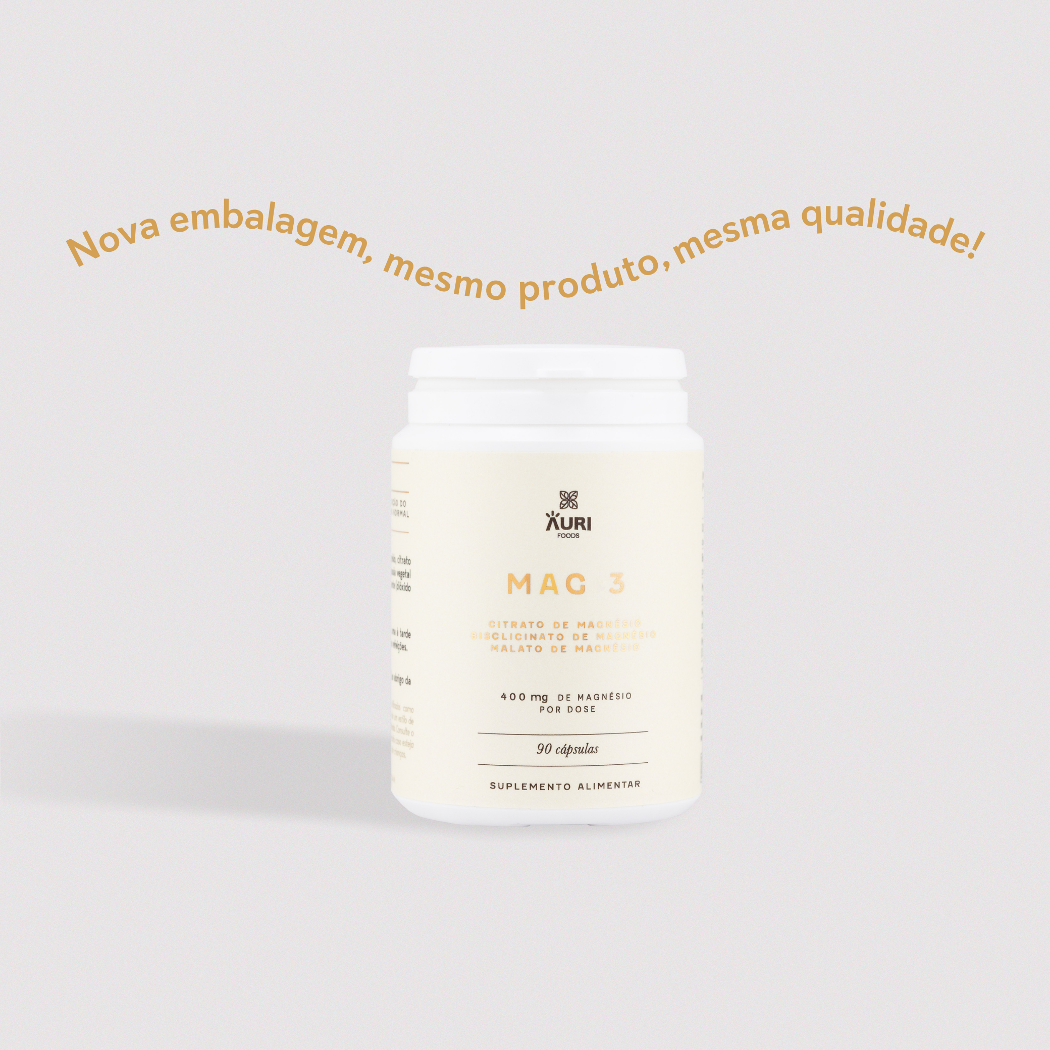 Auri Foods - Magnésio MAG3- cápsulas